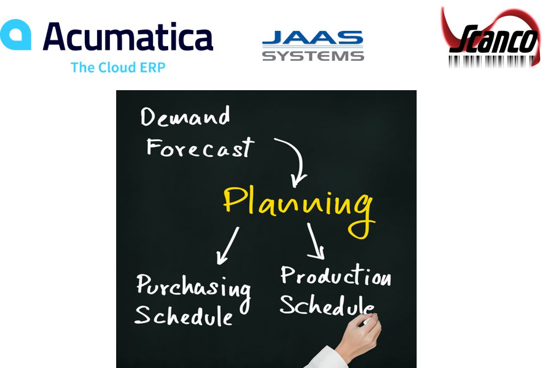 Acumatica Production Scheduling with Scanco Manufacturing